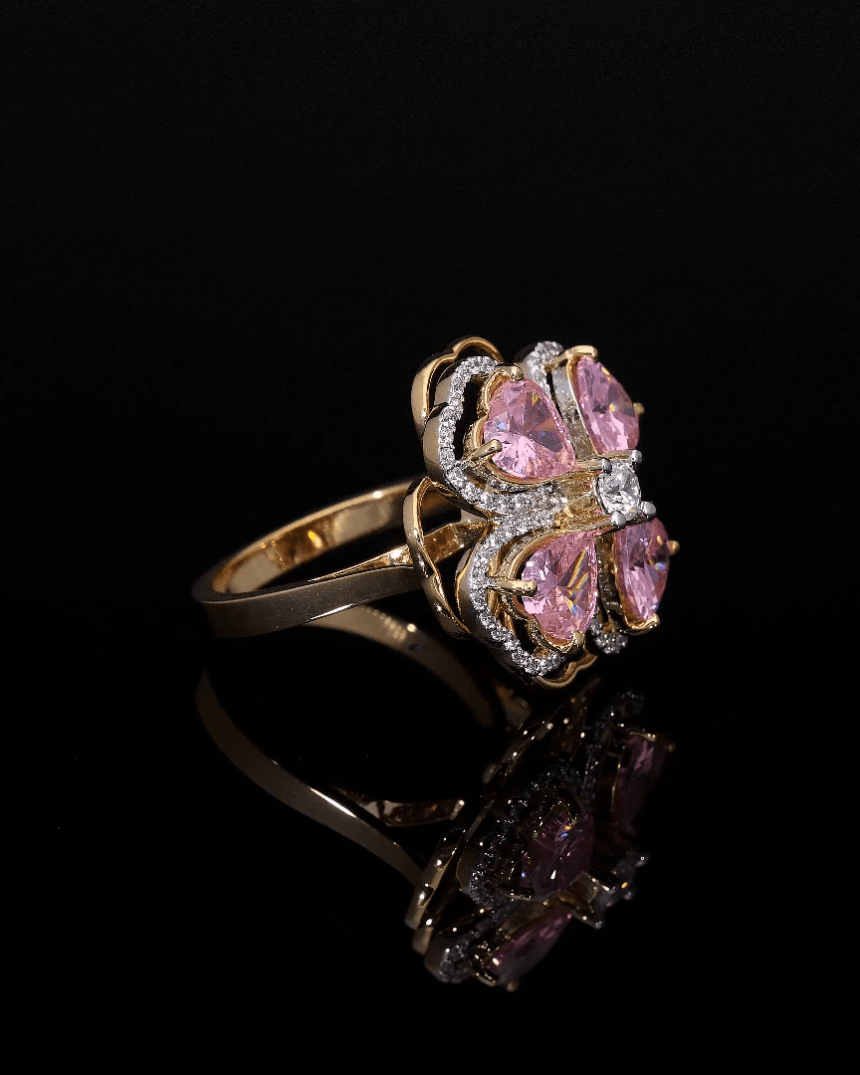Revolving Heart Diamond Ring for Her - D218 Jewels