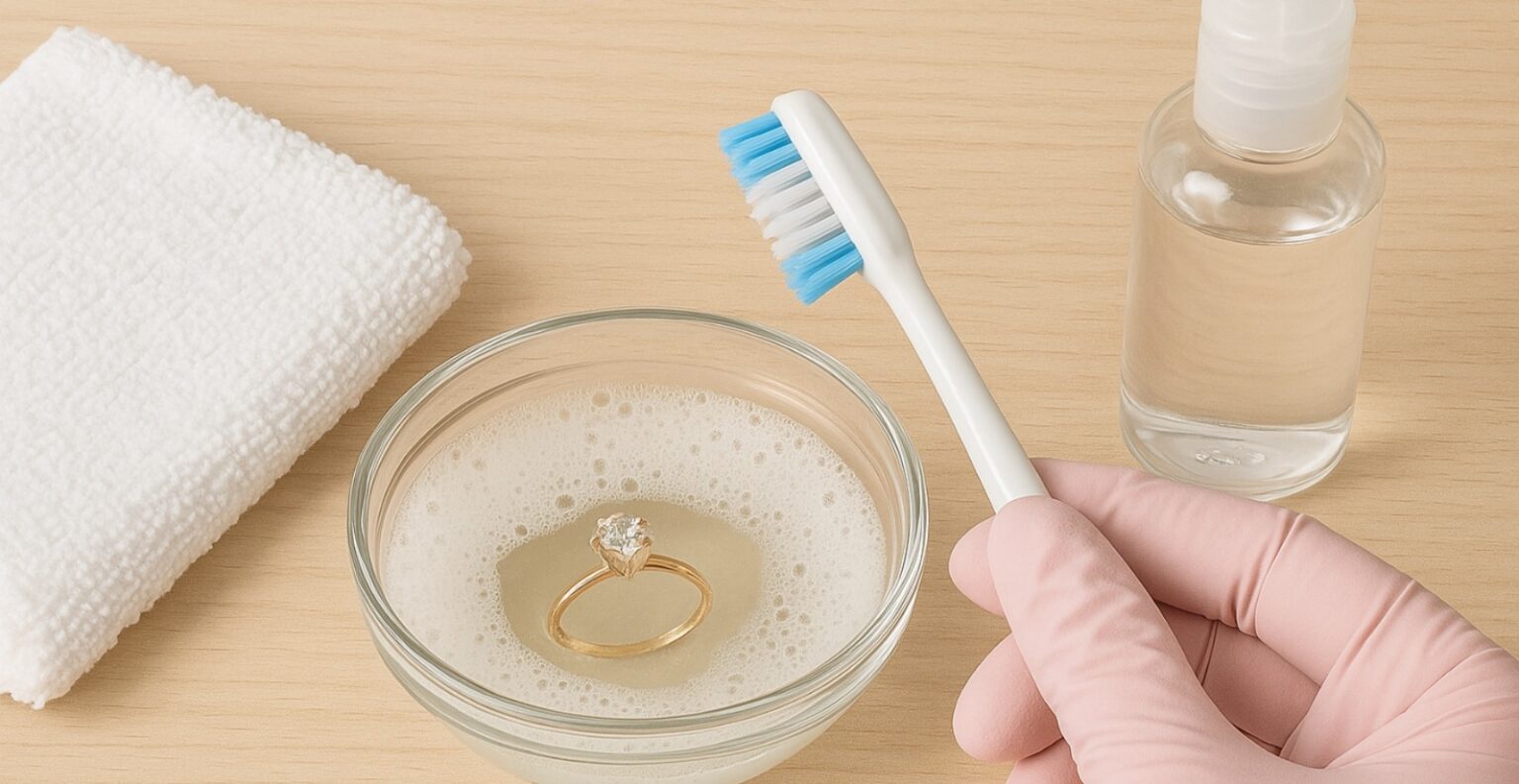5 Step How to Clean Diamond Jewelry at Home - D218 jewels